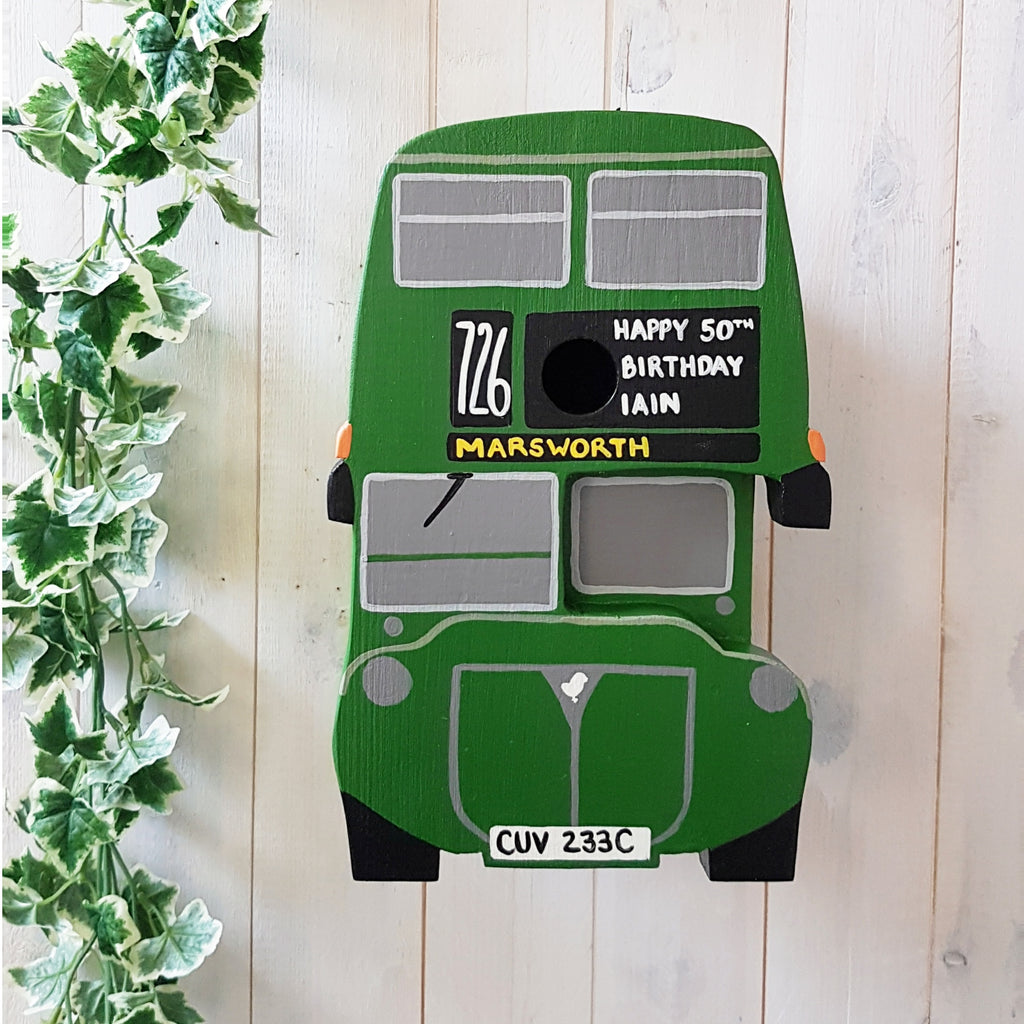 Red Bus Bird Box - Routemaster Gift - London Bus Gift - Birthday Gift ...