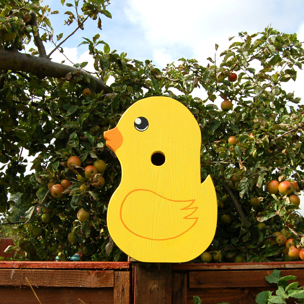 Handcrafted Yellow Duck Bird Box - Quirky Unique Gift - Birthday Gift ...