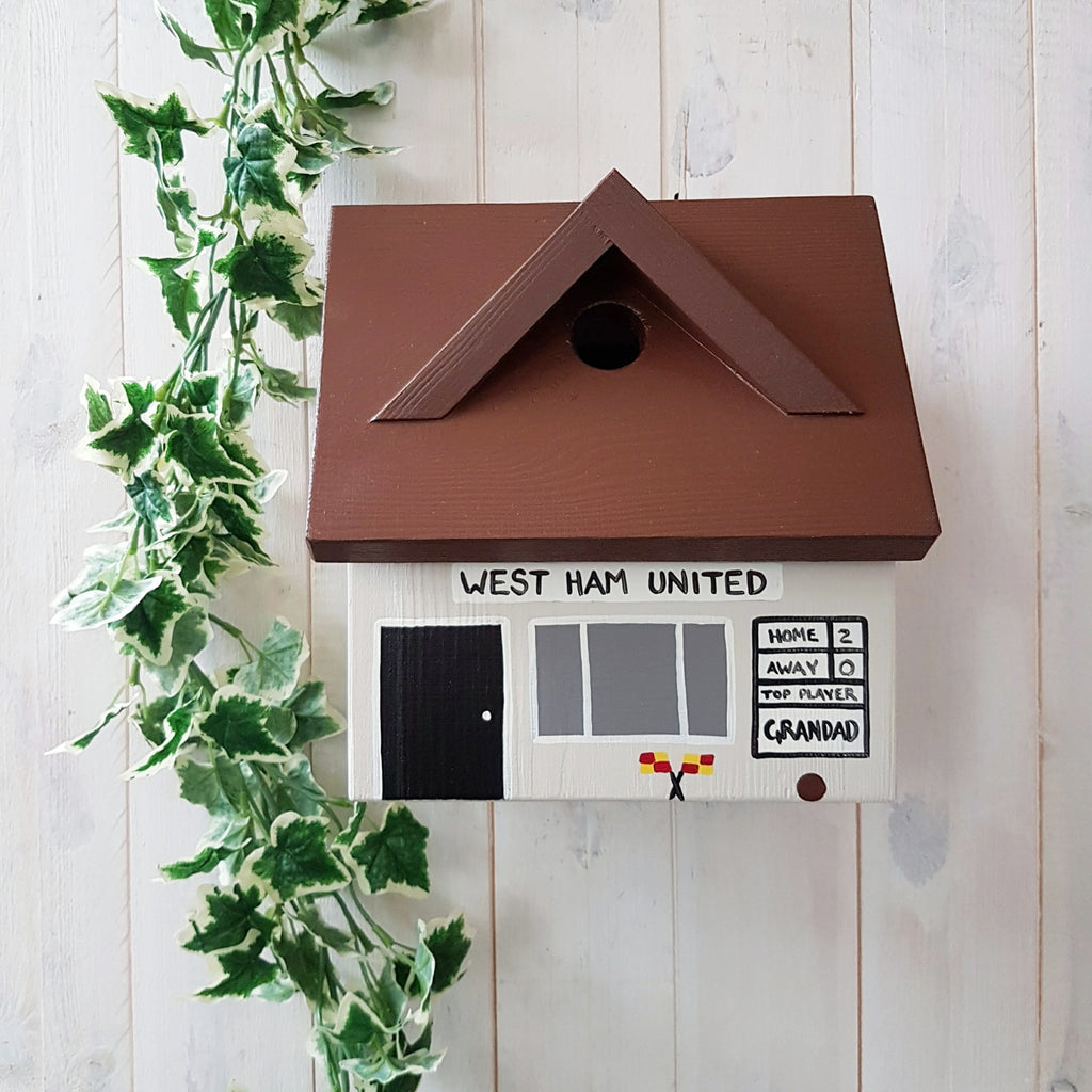 Personalised Football Club Bird Box - Birthday Gift - World Cup ...
