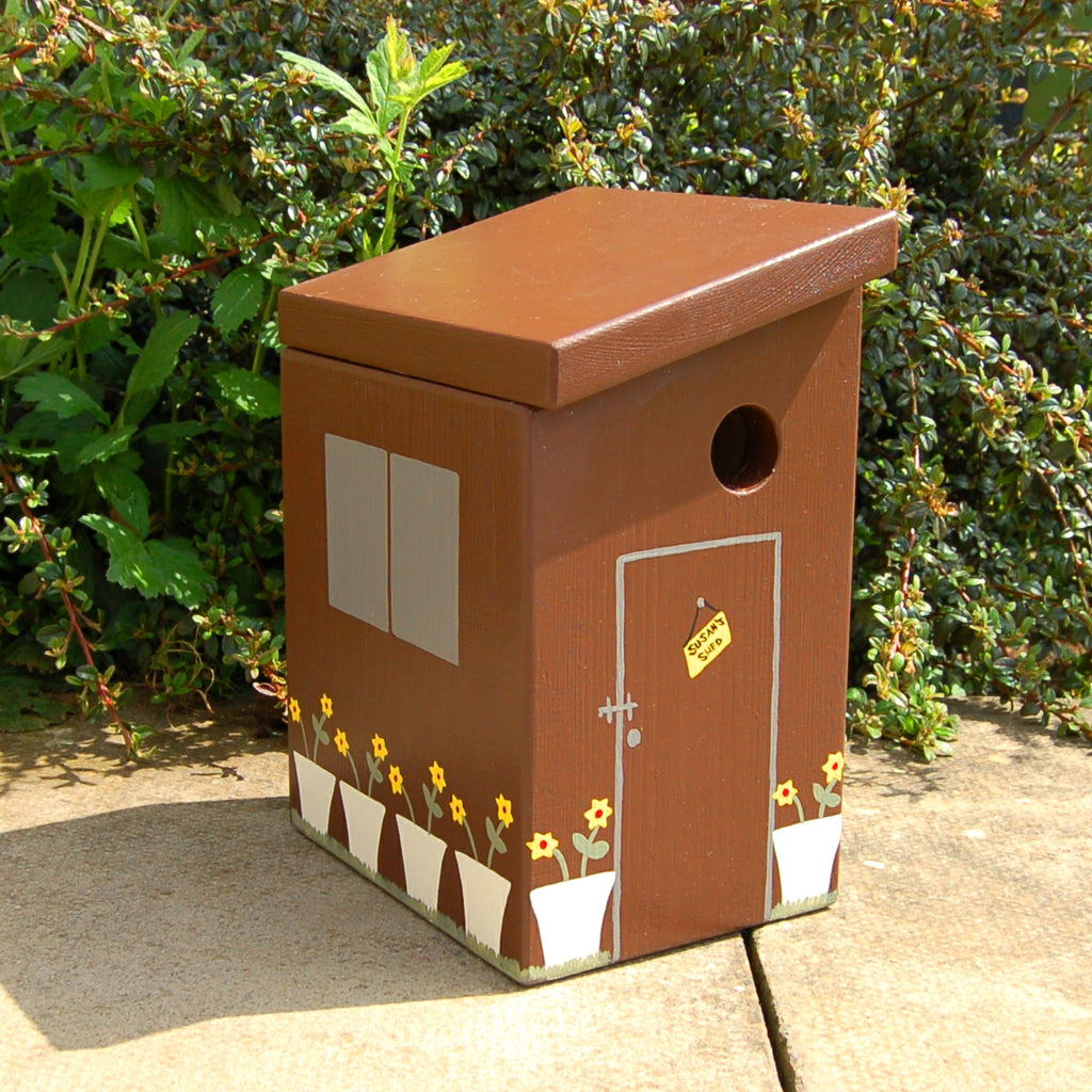 Garden Shed Bird Box - Unique Gift for Gardeners - Birthday Gift ...