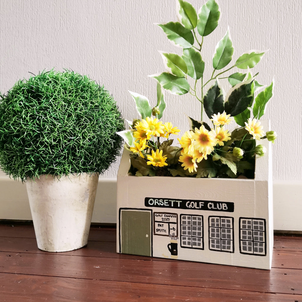 Personalised Golf Club Plant Holder - Golfing Gift - Birthday Gift ...