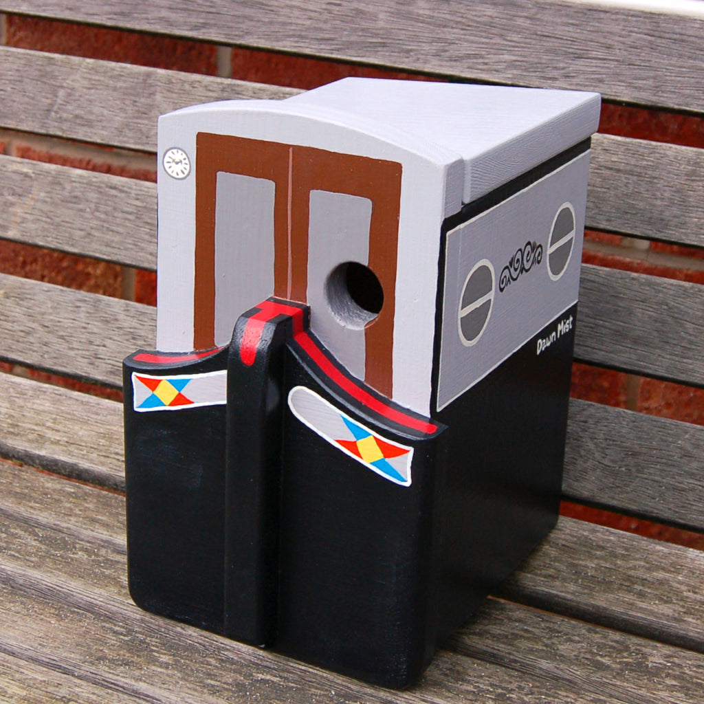 Narrowboat Canal Boat Bird Box - Birthday gift - Wedding Boat Gift ...