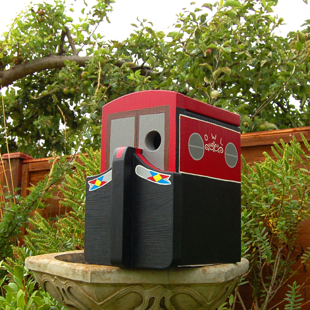 Narrowboat Canal Boat Bird Box - Birthday gift - Wedding Boat Gift ...