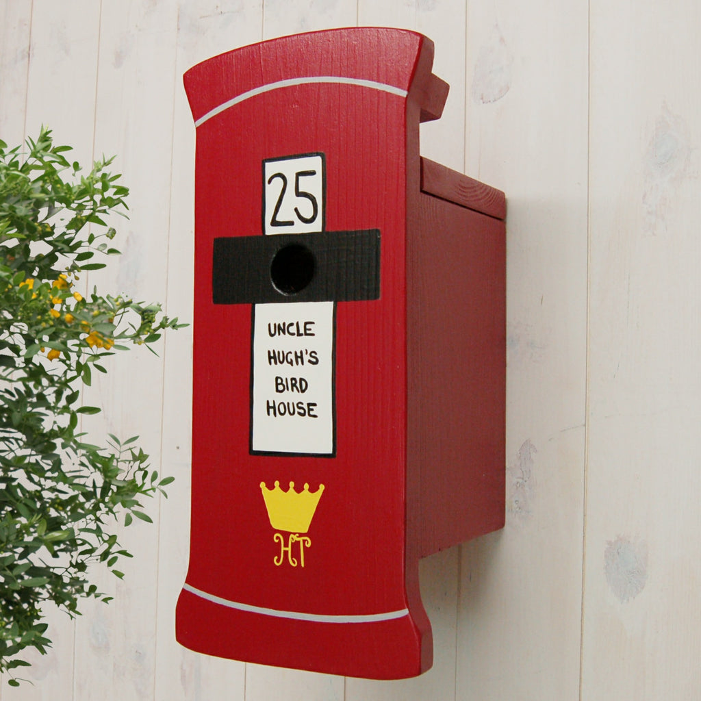 Personalised Post Box Bird Box - Birthday Gift - Retirement Gift ...