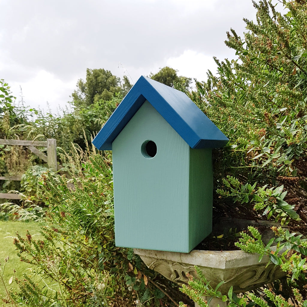Handcrafted Simply Colour Bird Box - Contemporary Garden Gift – Lindleywood