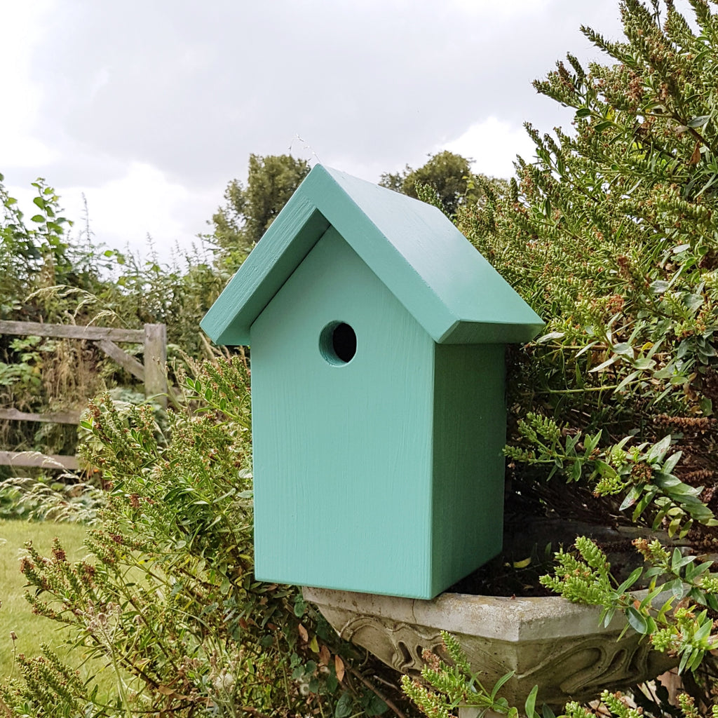 Handcrafted Simply Colour Bird Box - Contemporary Garden Gift – Lindleywood