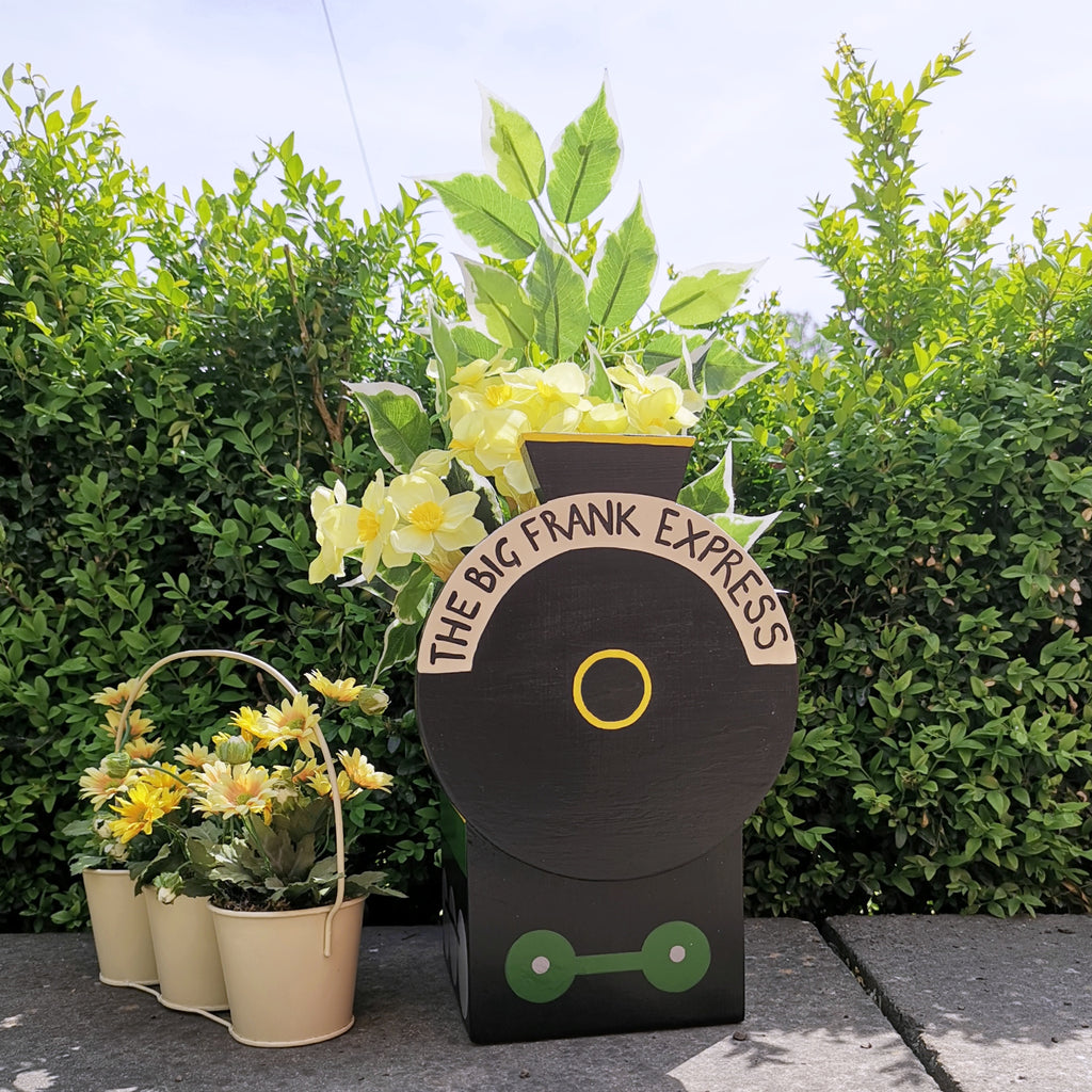 Personalised Steam Train Mini Planter - Train Driver Retirement Gift ...