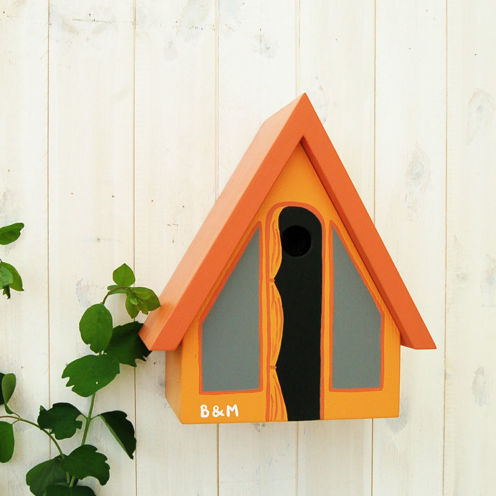Personalised Camping Tent Bird Box - Camping Gift - Father's Day Gift ...