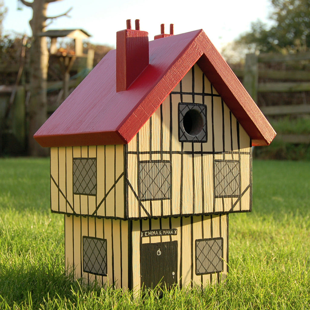 Tudor House Bird Box - Period Home Gift - Anniversary Gift - Birthday ...