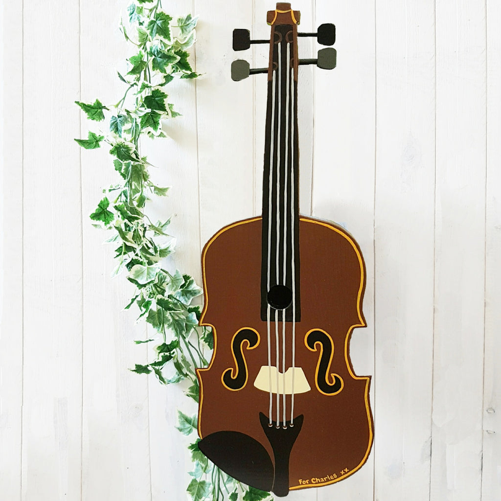 Personalised Fiddle-Violin Bird Box - Birthday Gift for Music Lovers ...